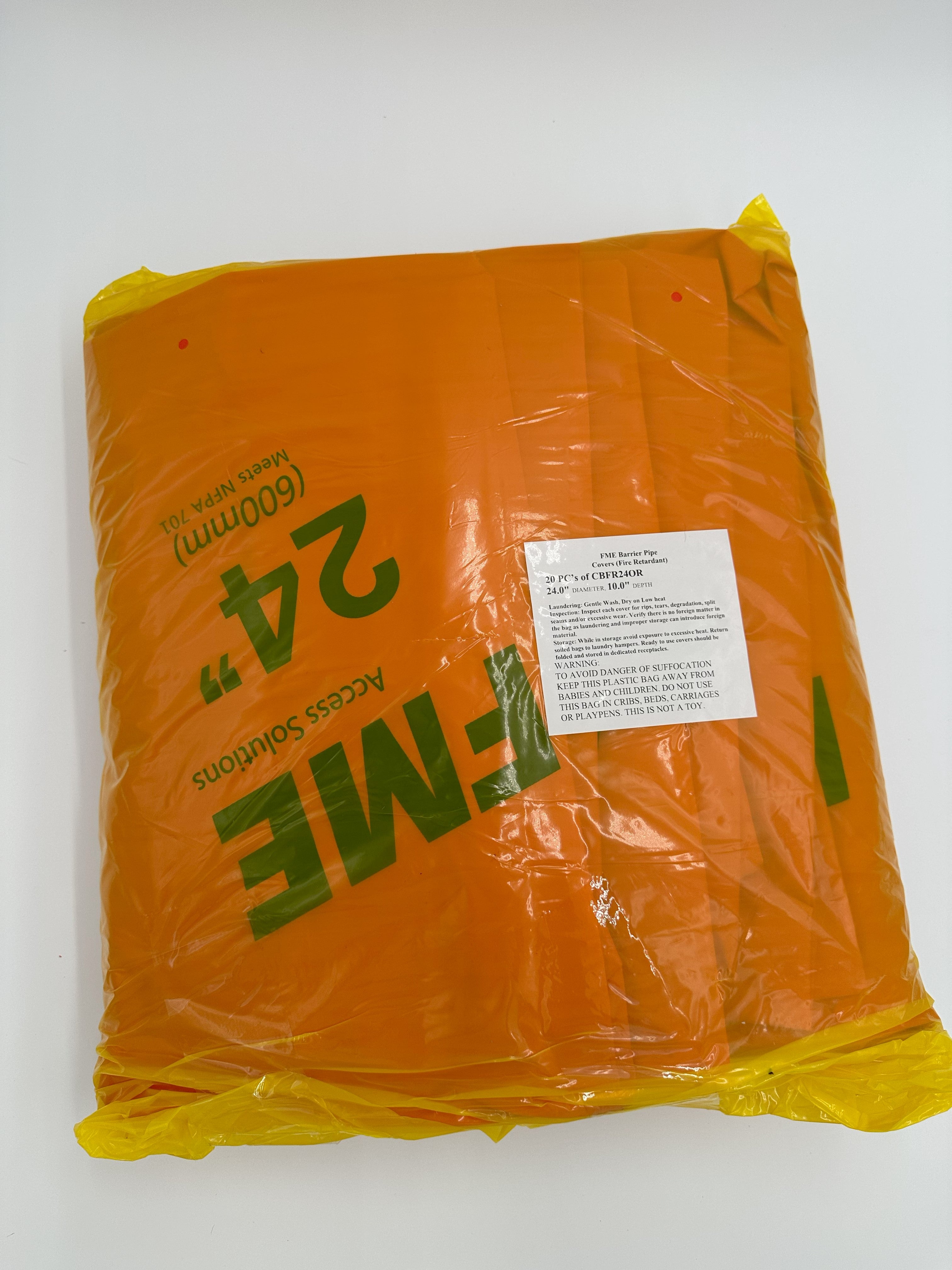 Orange 24" FME Covers 20/PKG – accesssolutions.net